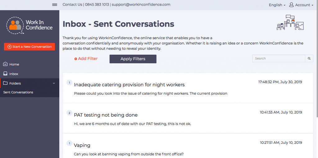 Learn more about my Inbox – WorkInConfidence Support